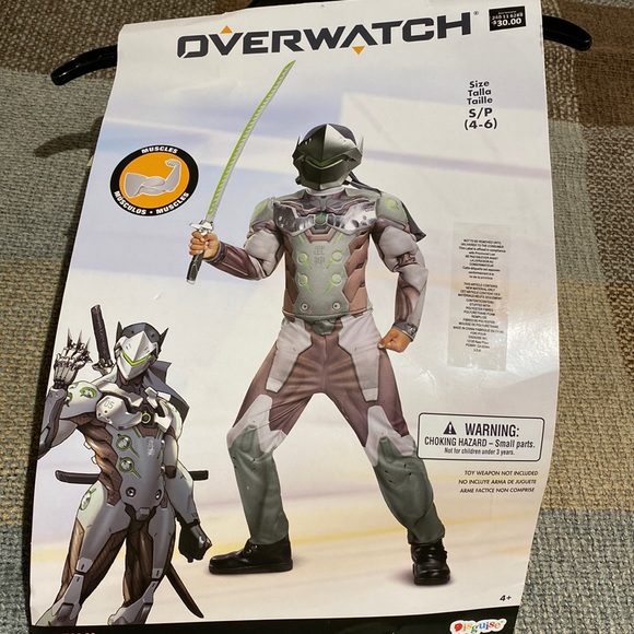 Disguise | Costumes | Halloween Costume Boys Overwatch Genji Muscle ...